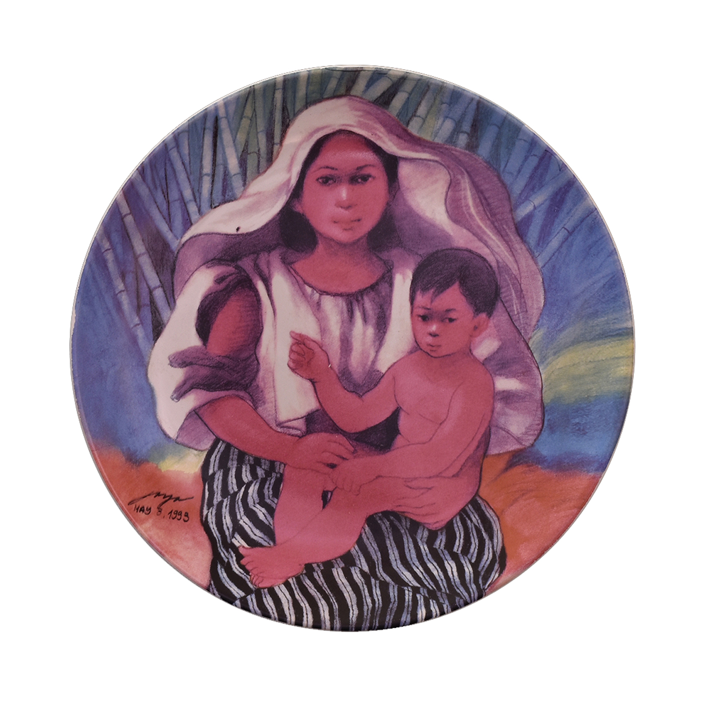 Jose Joya Mother And Child Paintings